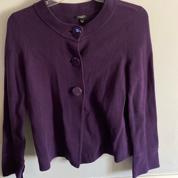 Talbots | Jackets & Coats | Talbots Purple Long Sleeve Shackett | Poshmark